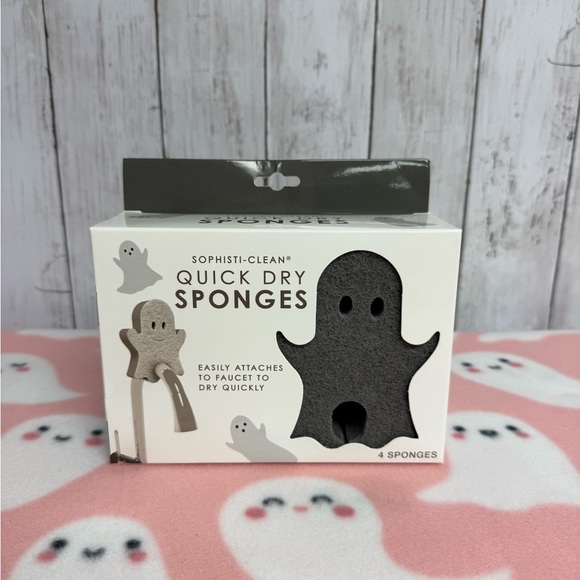 T.J.Maxx | Holiday | Sophisticlean Halloween Ghost Quick Dry Sponges 4 ...